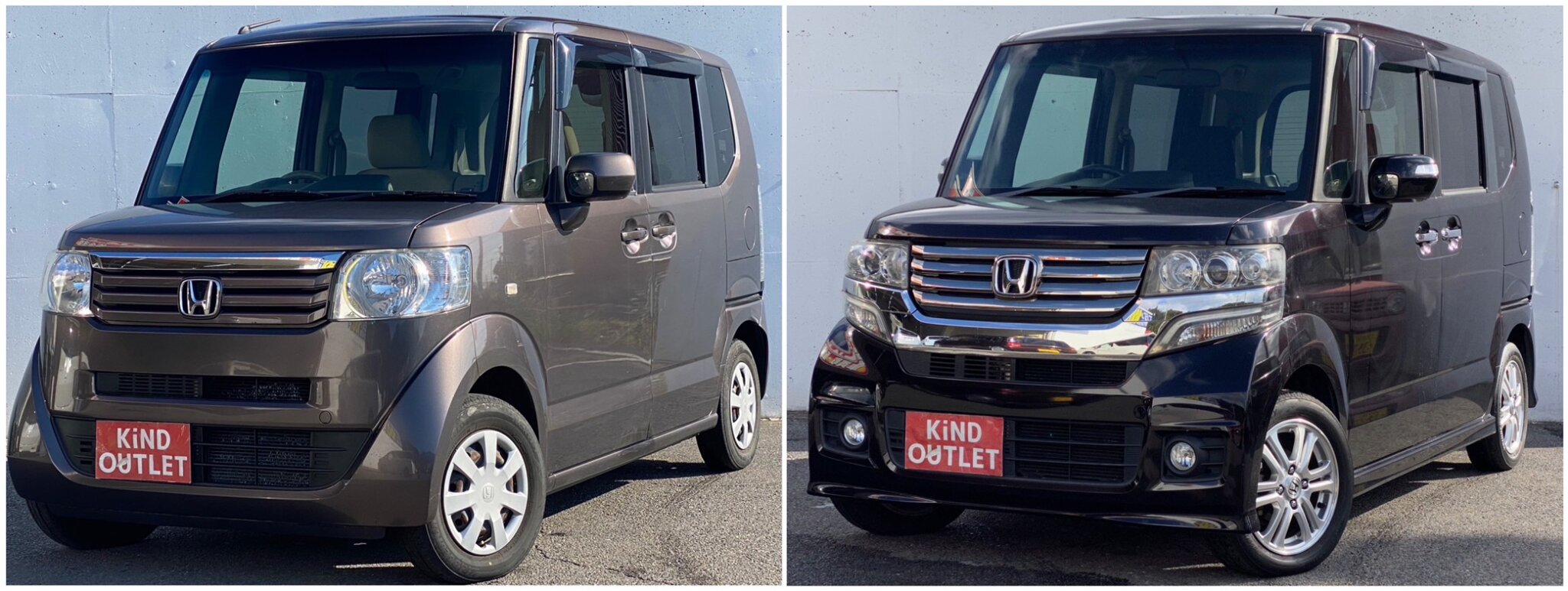 【N-BOX/N-BOXカスタム】違いを簡単比較!! | KiND OUTLET（カインドアウトレット） 千葉県の中古軽自動車専門店